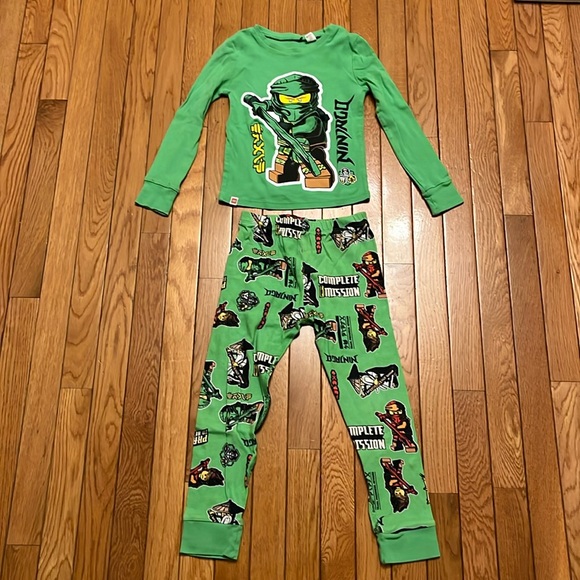 Lego | Pajamas | Lego Ninjago Boys Green Pajama Set Size 5 | Poshmark